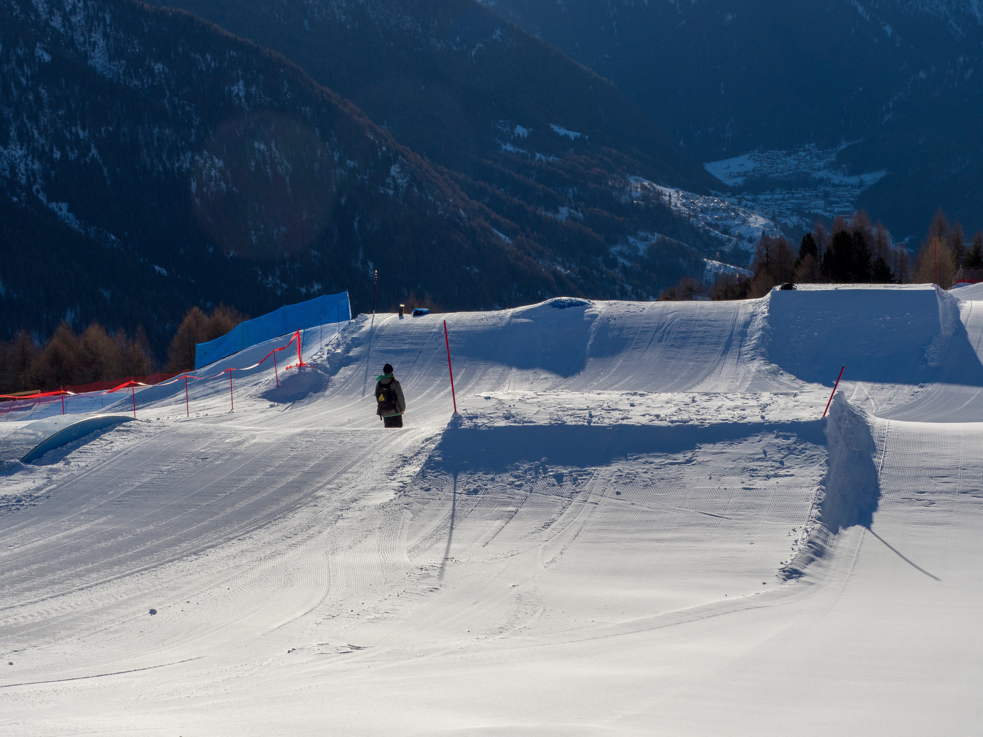 Funslope in the Pejo3000 ski area